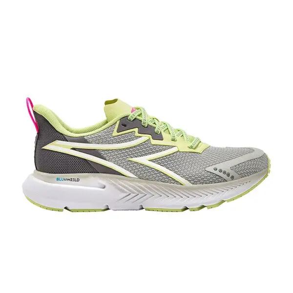 DIADORA Wmns Mythos Blushield Volo 4 'silver Shadow Lime - Grey