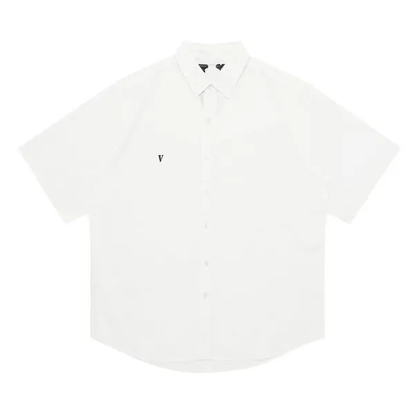 VLONE Short-sleeve Button-up Shirt - White