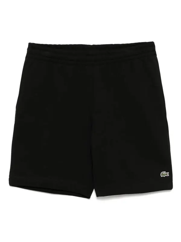 Lacoste Regular Fit Fleece Shorts - Black