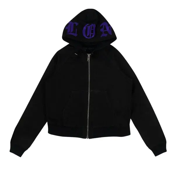 VLONE Canvas Zip-up Hoodie - Black