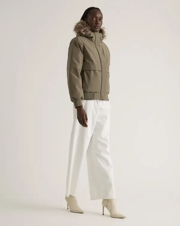 Quince Responsible Down Hooded Short Parka