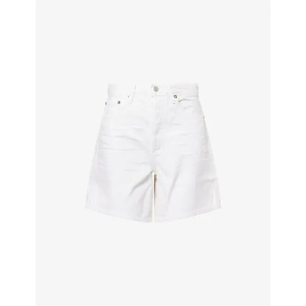 AGOLDE Wide-leg Denim Shorts - Fortune Cookie (natural)