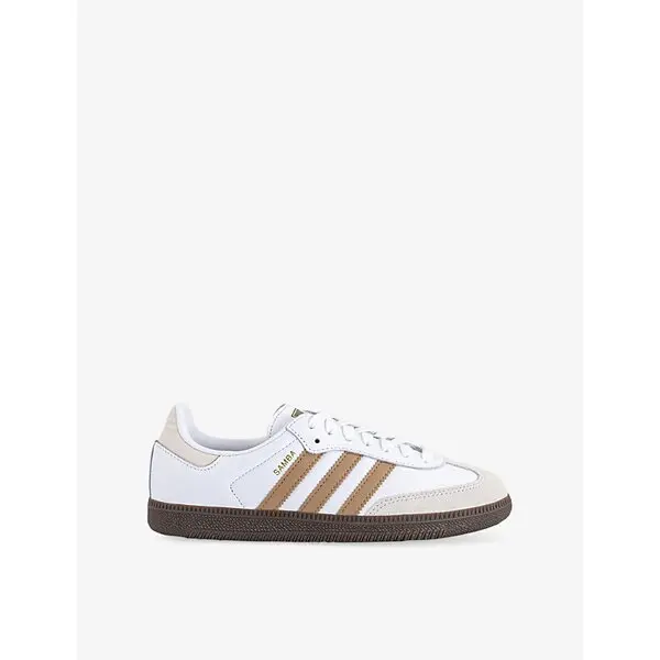 Adidas Samba Og Leather Trainers - White Cardboard Gum