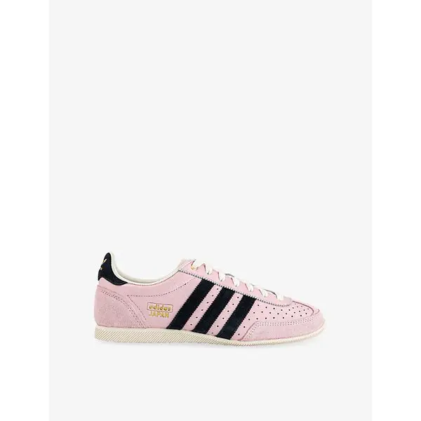 Adidas Japan Decon Leather Trainers - Sandy Pink Black Gold Me