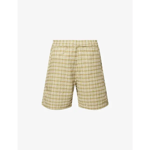 Carhartt Work In Progress Kander Checked Cotton Shorts Xxl - Kander Check Snake