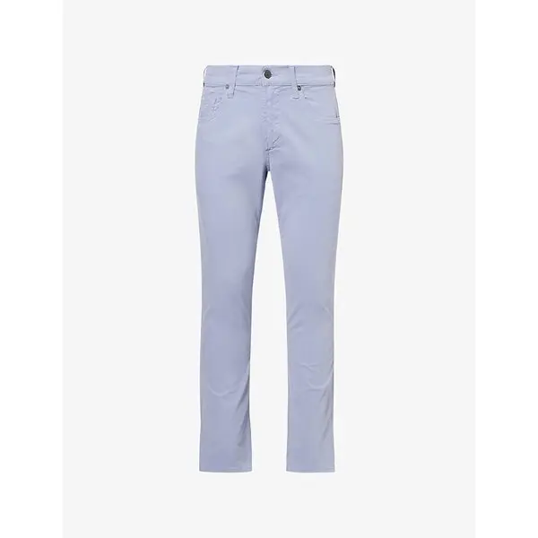 Citizens Of Humanity Gage Cashmere-touch Cotton Trousers - Glacier (bleach Indigo)