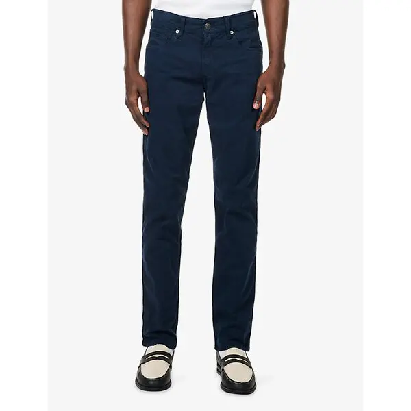 Citizens Of Humanity Gage Cashmere-touch Cotton Trousers - Ink