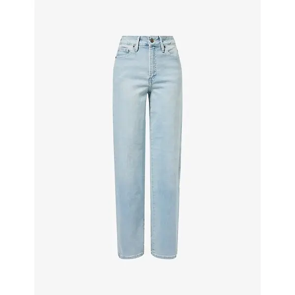 Good American Soft Good True Straight-leg Denim Jeans - Indigo1130