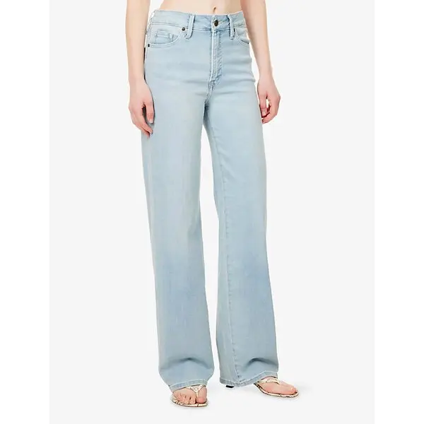 Good American Soft Good True Straight-leg Denim Jeans