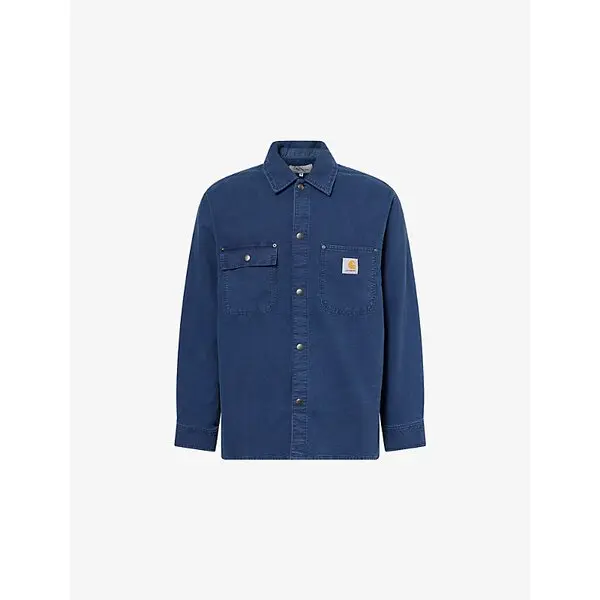 Carhartt Work In Progress Parrish Cord Cotton Overshirt - Blue