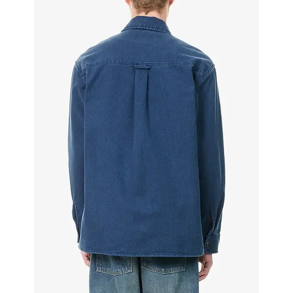 Carhartt Work In Progress Parrish Cord Cotton Overshirt - Blue