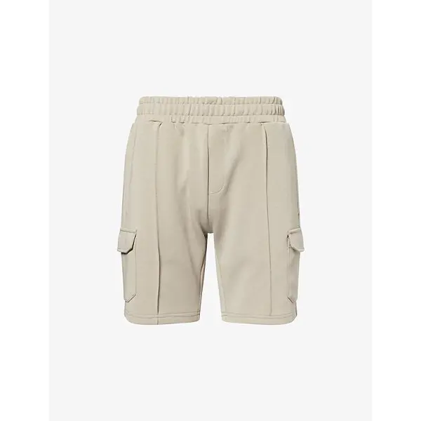 ARNE Cotton-blend Cargo Shorts - Stone