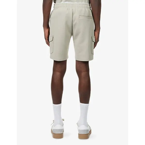 ARNE Cotton-blend Cargo Shorts - Stone