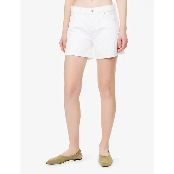 FRAME The Long Hang Denim Shorts