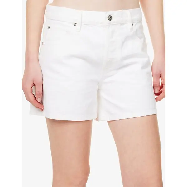 FRAME The Long Hang Denim Shorts