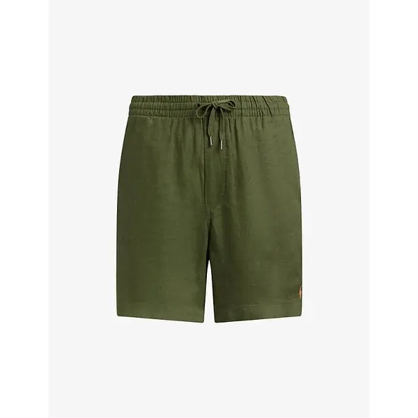 Polo Ralph Lauren Logo-embroidered Linen Shorts - Garden Trail