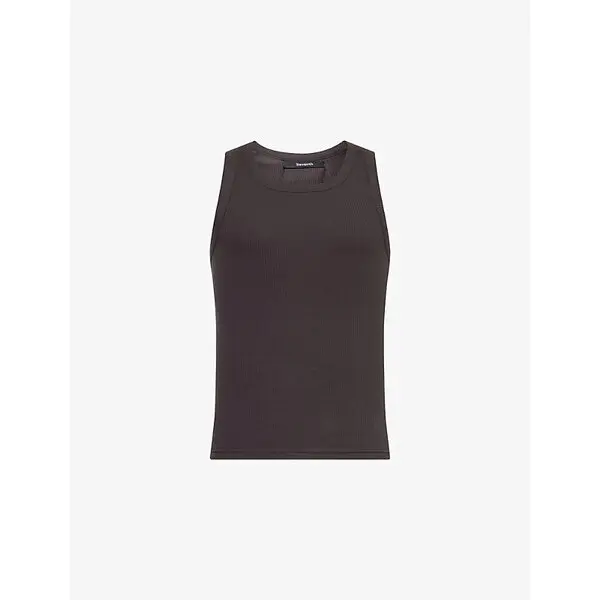 SEVENTH Ribbed Stretch-cotton Vest Top