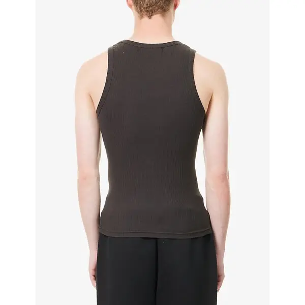 SEVENTH Ribbed Stretch-cotton Vest Top