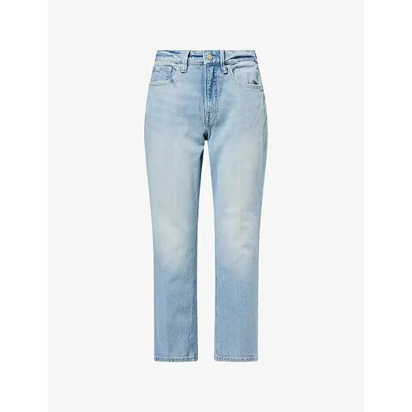 Good American Good Icon Straight Ankle Jeans - Indigo1137