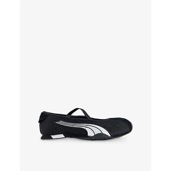 PUMA H-street Mesh Ballet Flats - Black Silver
