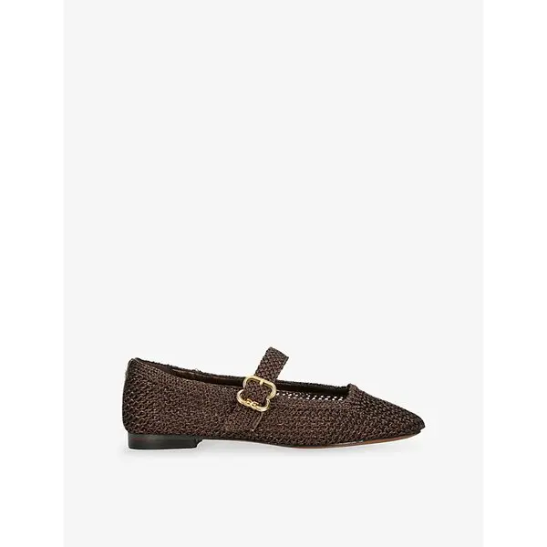 Sam Edelman Michaela Knitted Ballet Flats - Dark Brown