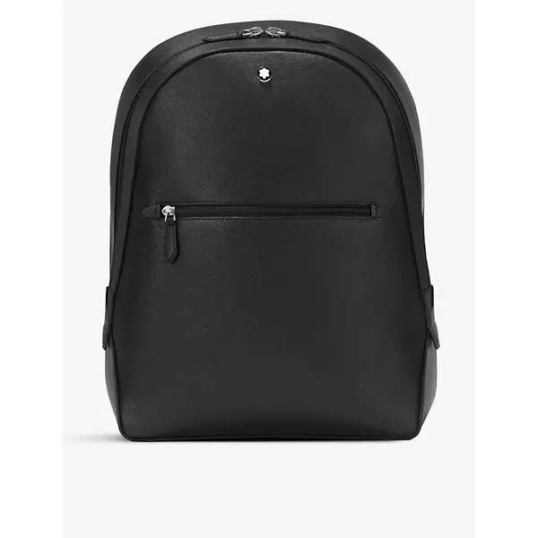 Montblanc Sartorial Small Grained-leather Backpack - Black