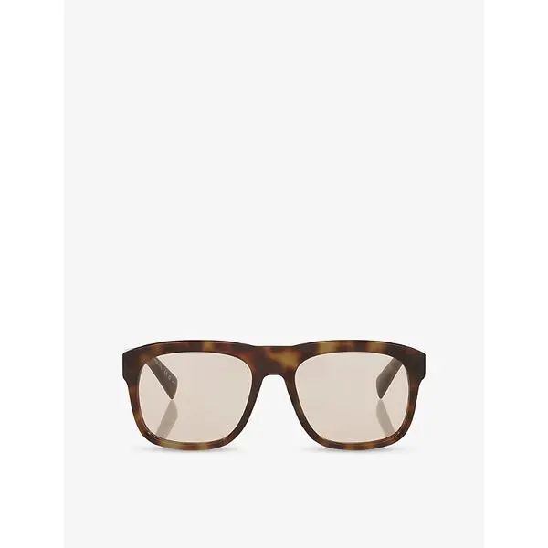 Saint Laurent Sl 558 Square-frame Tortoiseshell Acetate Sunglasses - Brown
