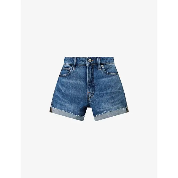 Good American Mid-rise Denim Shorts - Indigo1109
