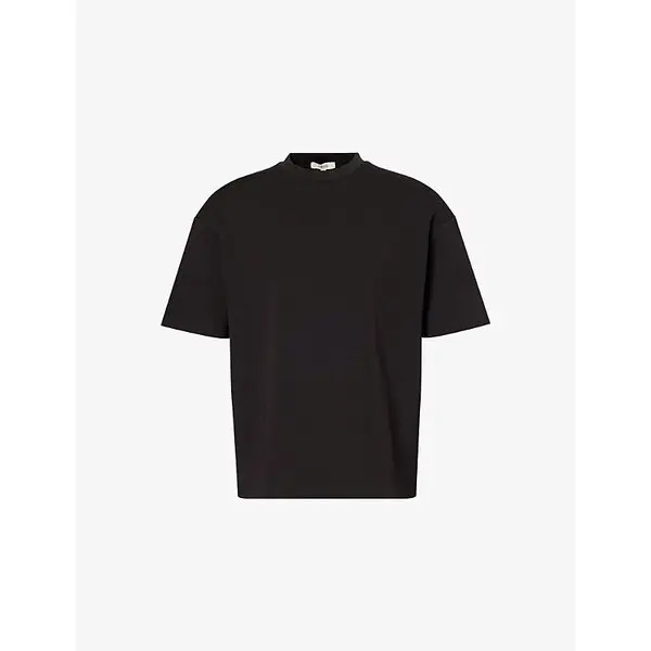 ARNE Everyday Luxe Cotton-blend T-shirt - Black