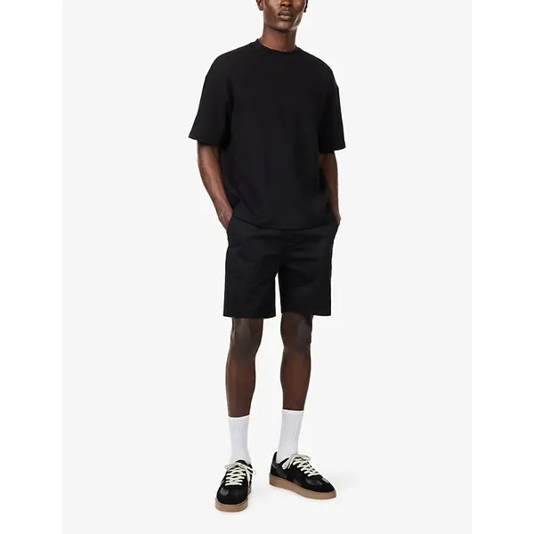 ARNE Everyday Luxe Cotton-blend T-shirt - Black