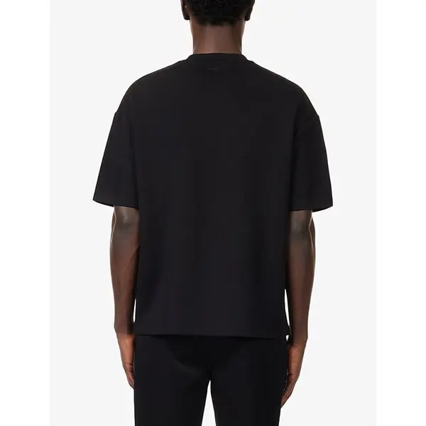 ARNE Everyday Luxe Cotton-blend T-shirt - Black