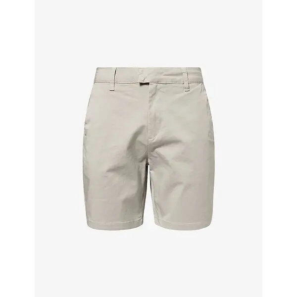 ARNE Tailored Chino Cotton-blend Shorts - Stone