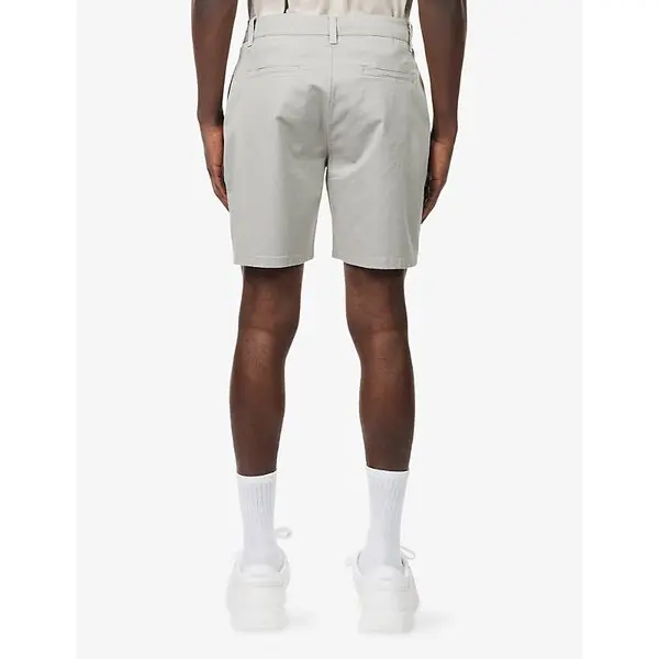 ARNE Tailored Cotton-blend Chino Shorts - Stone