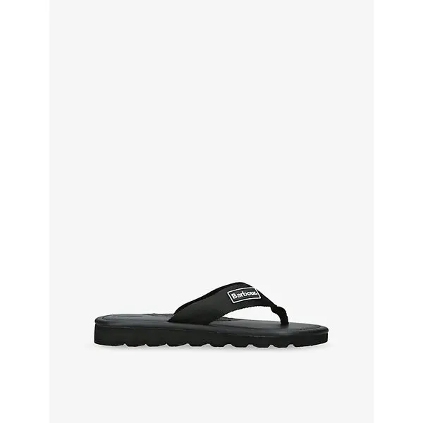 Barbour Harker Woven Sandals - Black