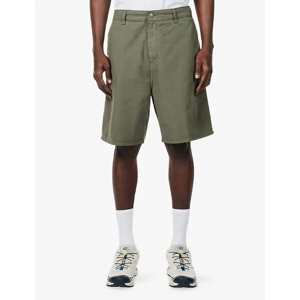 Carhartt Work In Progress Walter Patch-pocket Cotton Shorts - Leaf