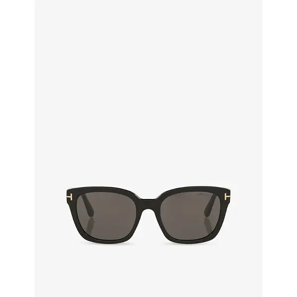 TOM FORD Tr001990 Haylay Square-frame Acetate Sunglasses - Black