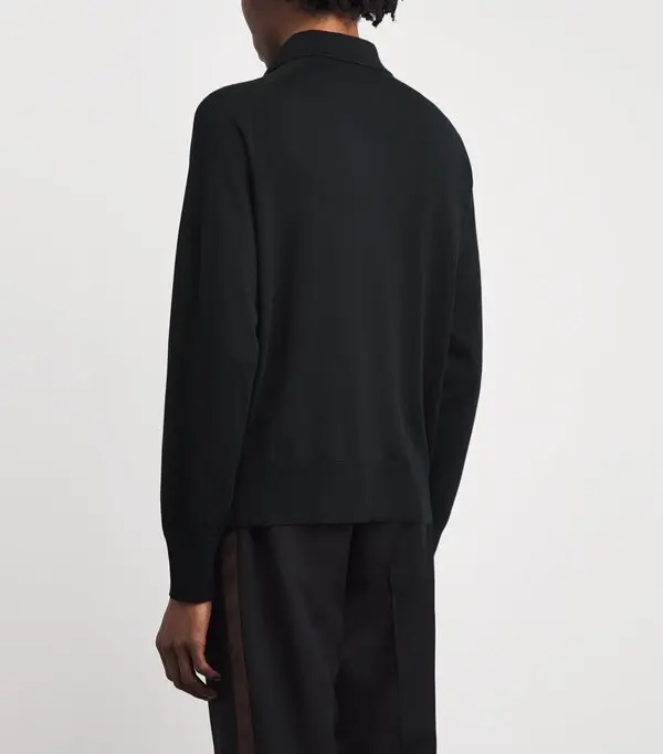 AMI Paris Wool Collared Cardigan