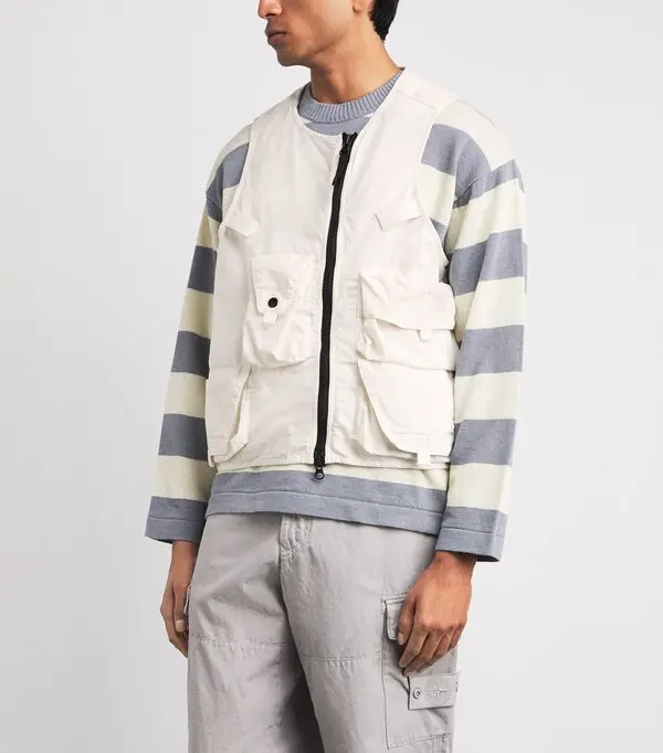 Stone Island Ripstop Zip-up Gilet