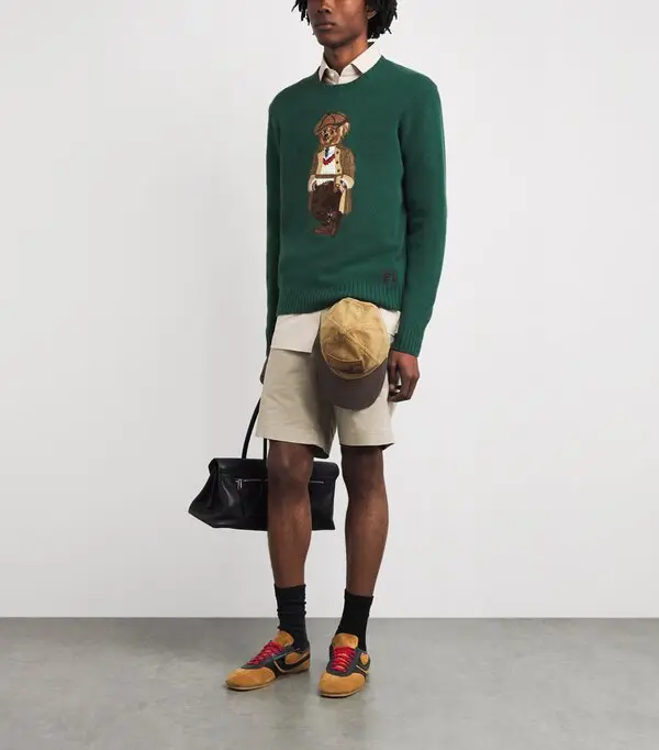 Polo Ralph Lauren Wool-cashmere Polo Bear Sweater