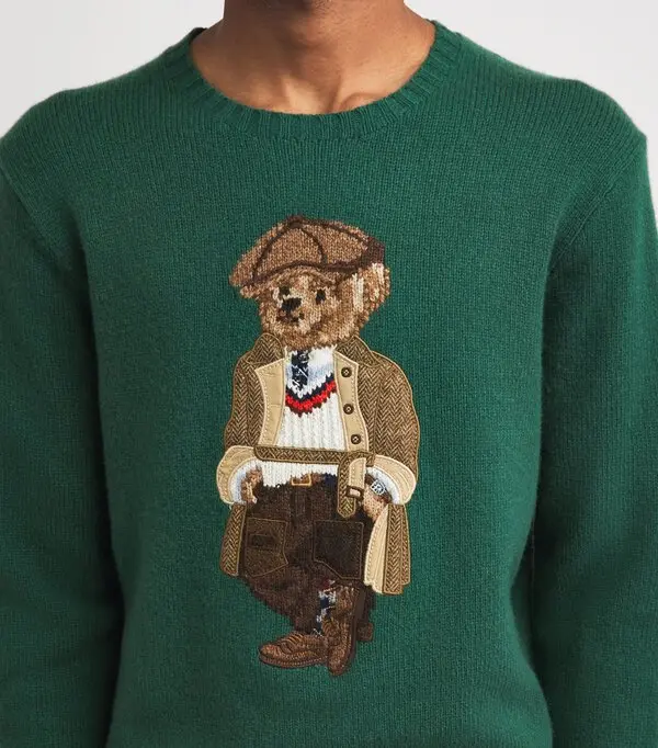 Polo Ralph Lauren Wool-cashmere Polo Bear Sweater