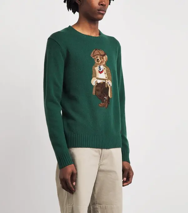 Polo Ralph Lauren Wool-cashmere Polo Bear Sweater