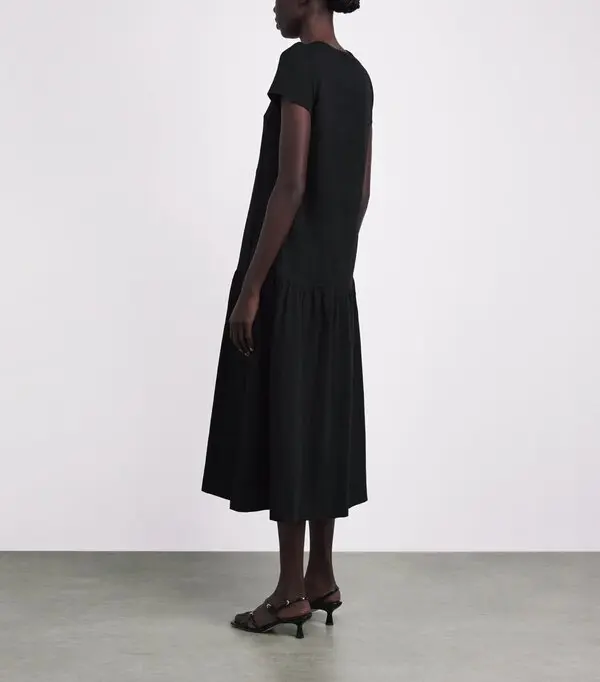 ME+EM Organic Cotton Tiered Maxi Dress