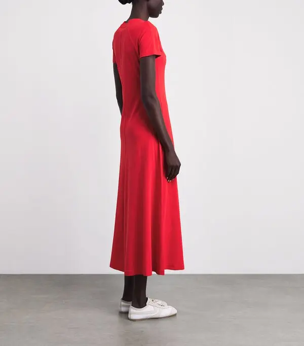 ME+EM Cotton A-line Midi Dress