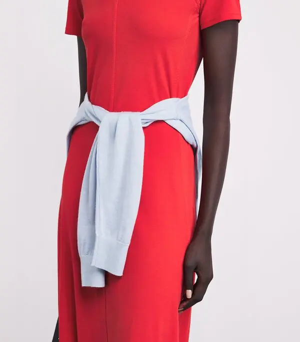 ME+EM Cotton A-line Midi Dress