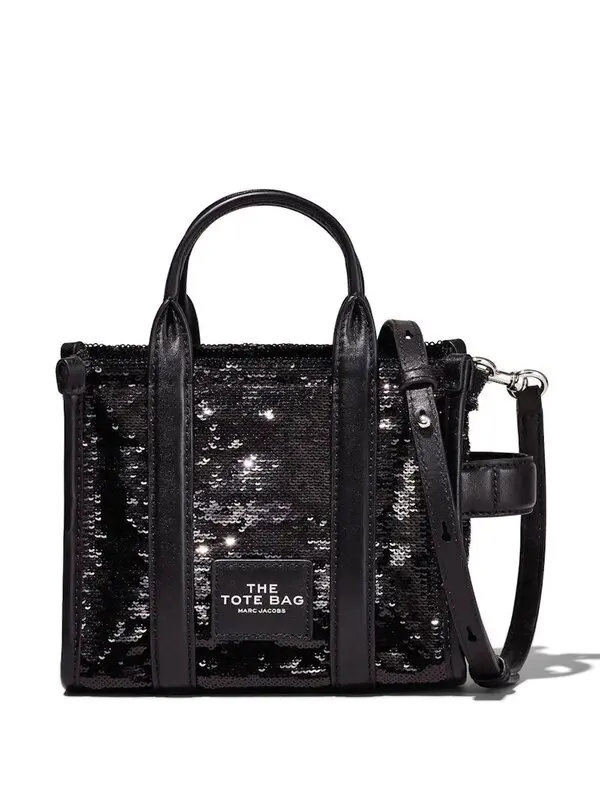 Marc Jacobs Sequins Crossbody Tote Bag - Black
