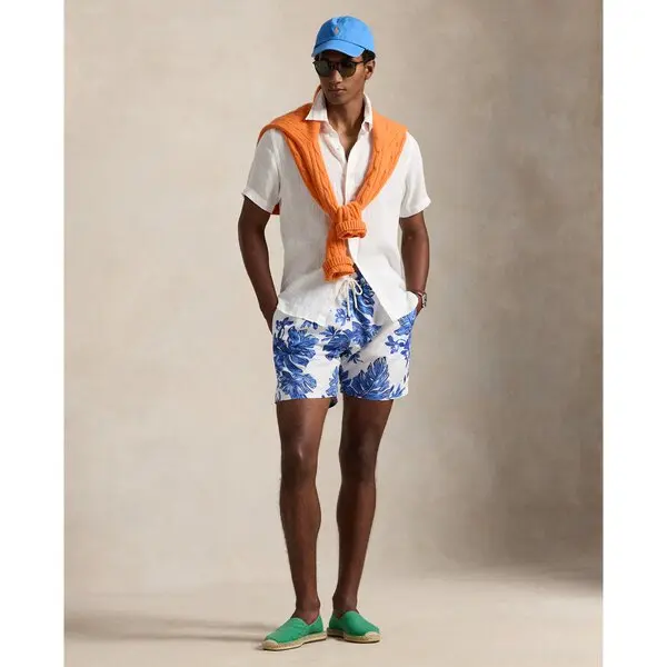 Ralph Lauren Classic Fit Linen Shirt - Ceramic White