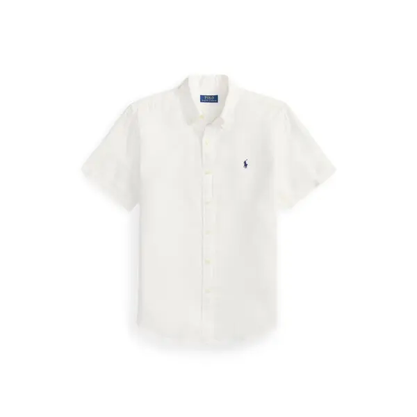 Ralph Lauren Classic Fit Linen Shirt - Ceramic White