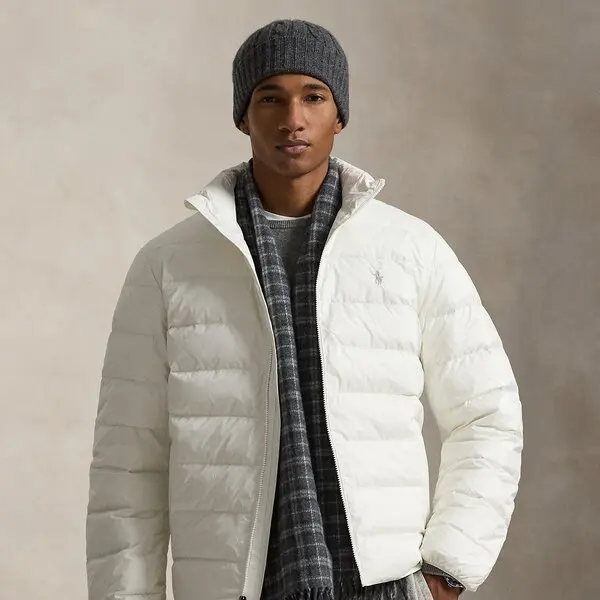 Ralph Lauren Packable Down Jacket - Deckwash White