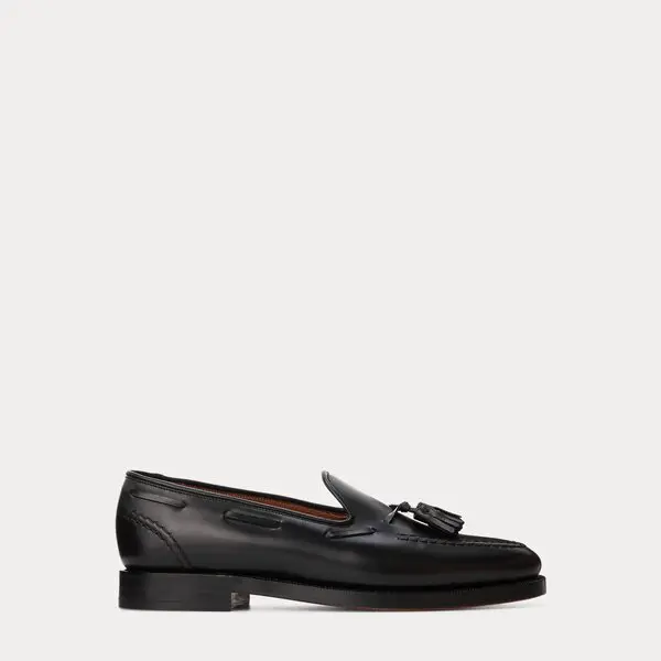 Ralph Lauren Booth Calfskin Loafer - Black