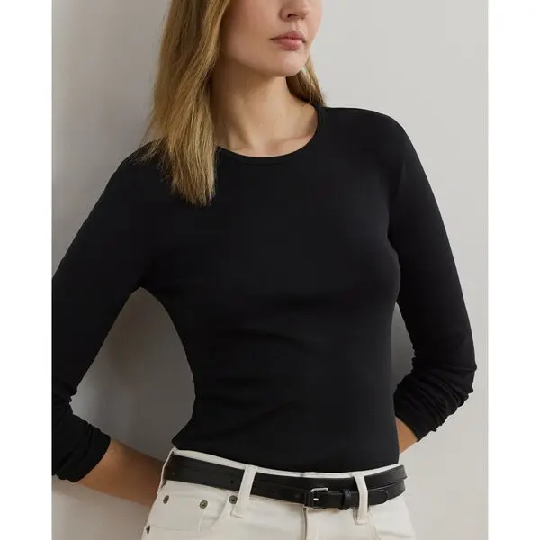 Ralph Lauren Stretch Cotton Long-sleeve Tee